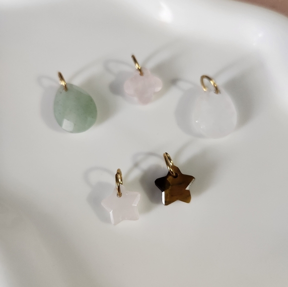 Jewelry | Natural Stone Charms | Poshmark